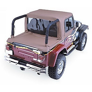 Rampage Cab Top for Soft Top Half Door Vehicles Only | Vinyl, Spice Denim | 993017 | Fits 1992 - 1995 Jeep Wrangler