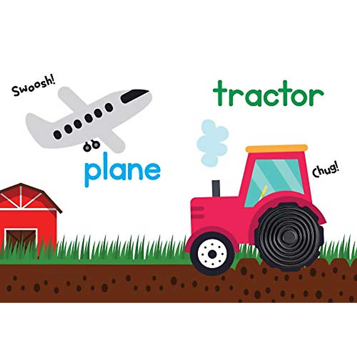 Things That Go Vroom - Silicone Touch and Feel Board Book - Sensory Board Book