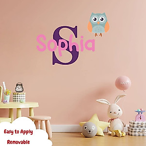 Multiple Font Custom Name Nursery Wall Decal Vinyl Sticker | Home Décor | Custom Kids Room Decal | Bedside Decals | Children’s Room| Car | Laptop