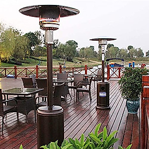 YAOJIA Outdoor Heaters Outdoor Patio Heater, Freestanding Indoor Heater, Quiet Operation, 13KW Propane Gas Heater for Commercial/Home, Garage,Garden