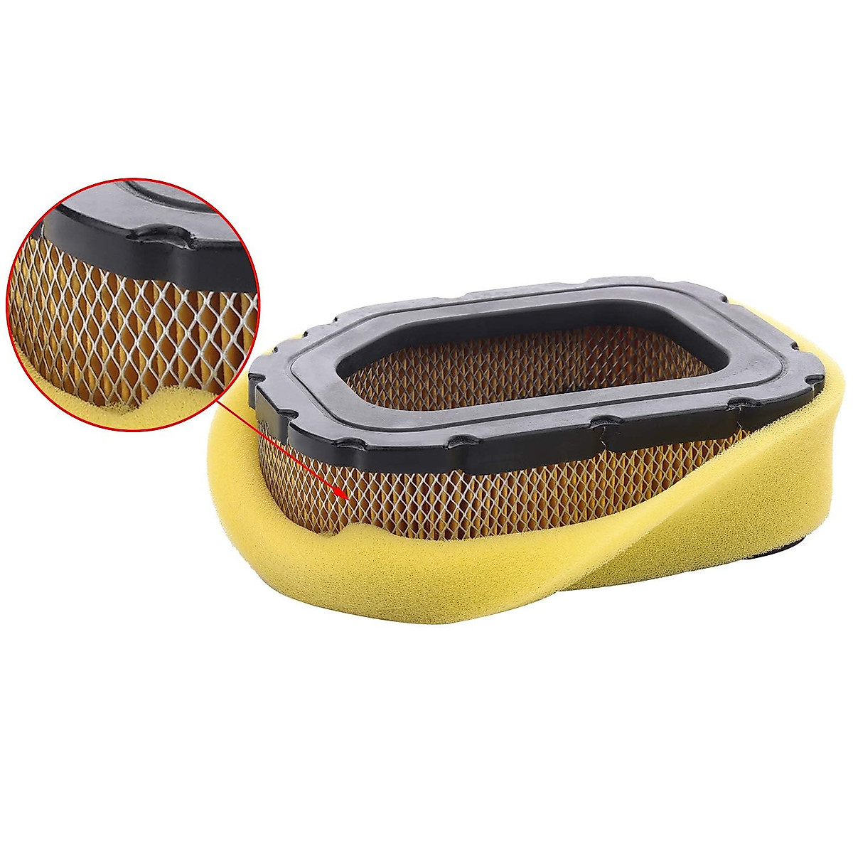 Leopop 32 083 03-S Air Filter for Kohler Courage SV710 SV715 SV720 SV725 SV730 SV735 SV740 Twin Cylinder 20HP-27 HP engine Kit MTD Troy-Bilt John Deere Lawn Mower