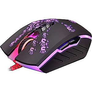 Bloody A60L Optical Gaming Mouse with Light Strike (LK) Switch & Scroll - Fully Programmable and Advance Macros (A60L)