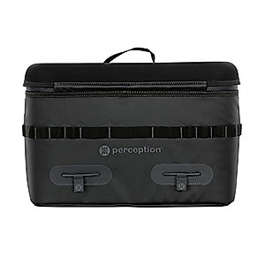 Perception Kayaks Saddle Bag | Tackle Storage System for Outlaw Kayak | Holds Two 3600 Plano Boxes | Splash Resistant | Zipper Top |, Black