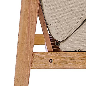 Modway Sedona Armless Chair, Natural Taupe