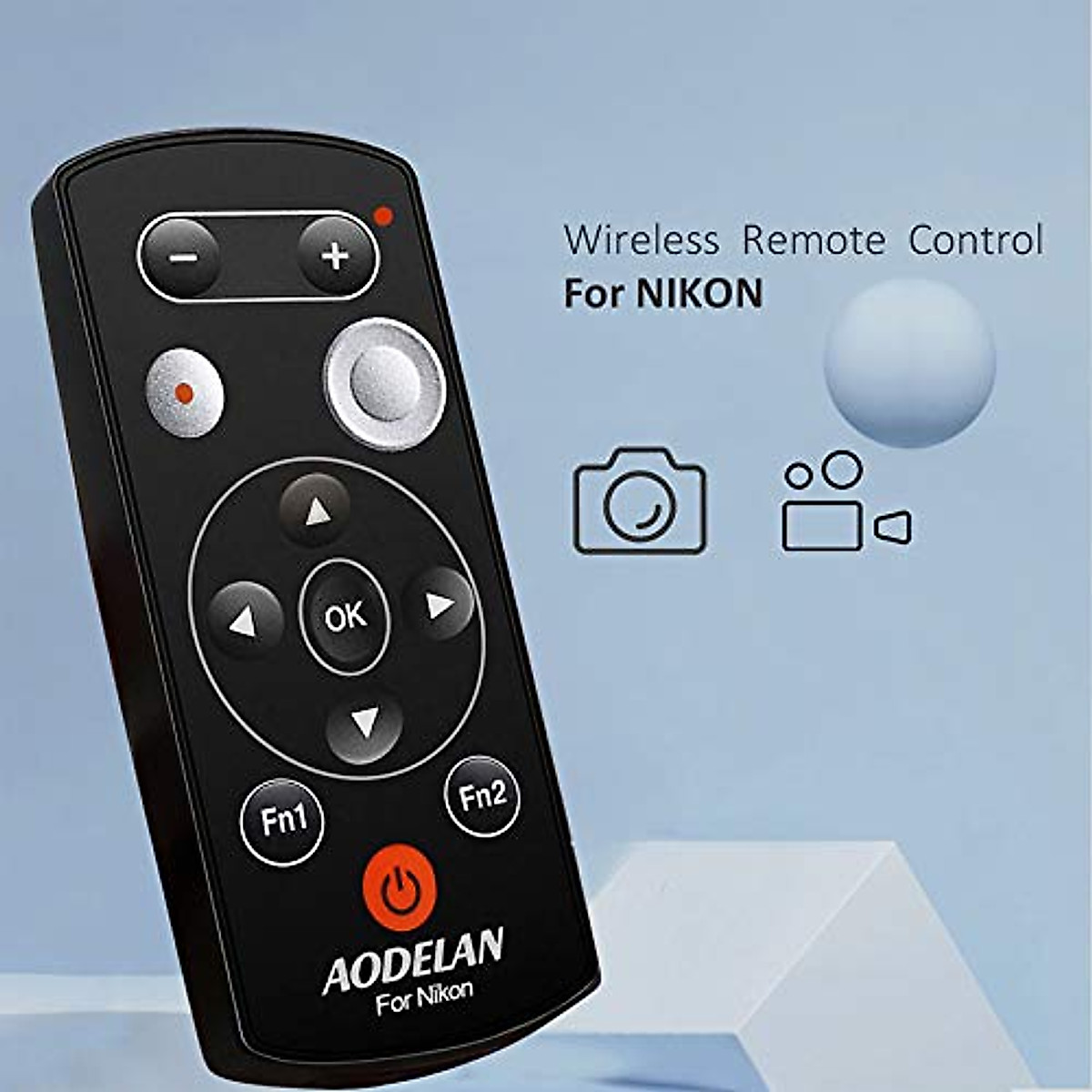 AODELAN Wireless Remote Control for Nikon COOLPIX P1000 Z50 B600 A1000 P950 Z50 Z6 II Z7 II Z fc Zfc Accessories, Replace ML-L7