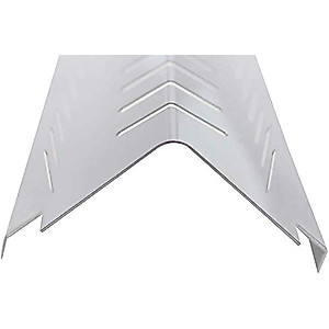 Votenli C2490A(3-Pack) S9401A(3-Pack) 15" Stainless Steel Heat Plate and 13 3/4” Cast-Iron Grill Pipe Burner Replacement for Charbroil 463240804, 463240904, 463241704, 463241804, 463247004, 463247504