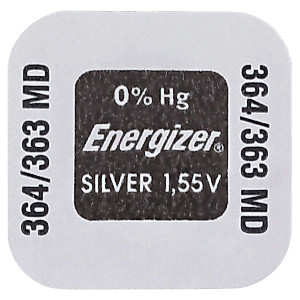 Energizer 364 363 Silver Oxide Watch Batteries SR621SW SR60