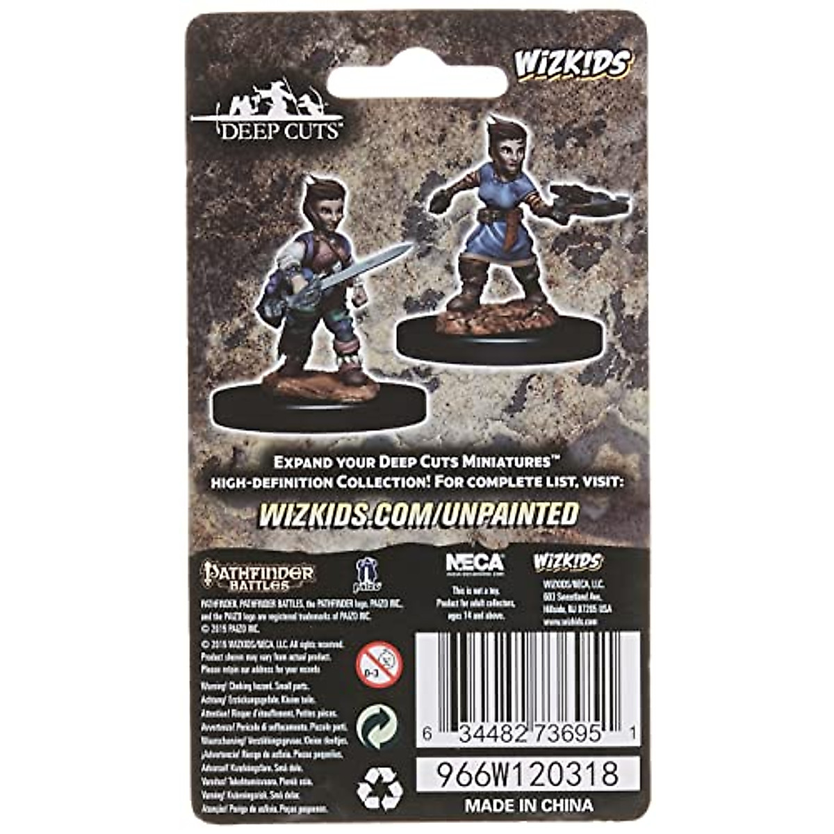 Pathfinder Deep Cuts Unpainted Miniatures: Wave 8: Female Halfling Rogue