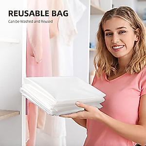 Plastic Rug Storage Moving Bag: 4 Pack Large Storage Shipping Packing Bags for Carpet Rug up to 6' x 9'