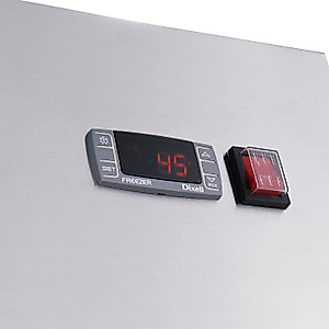 Nexel Reach In Split Door Freezer, 2 Solid Doors, 23 Cu. Ft.