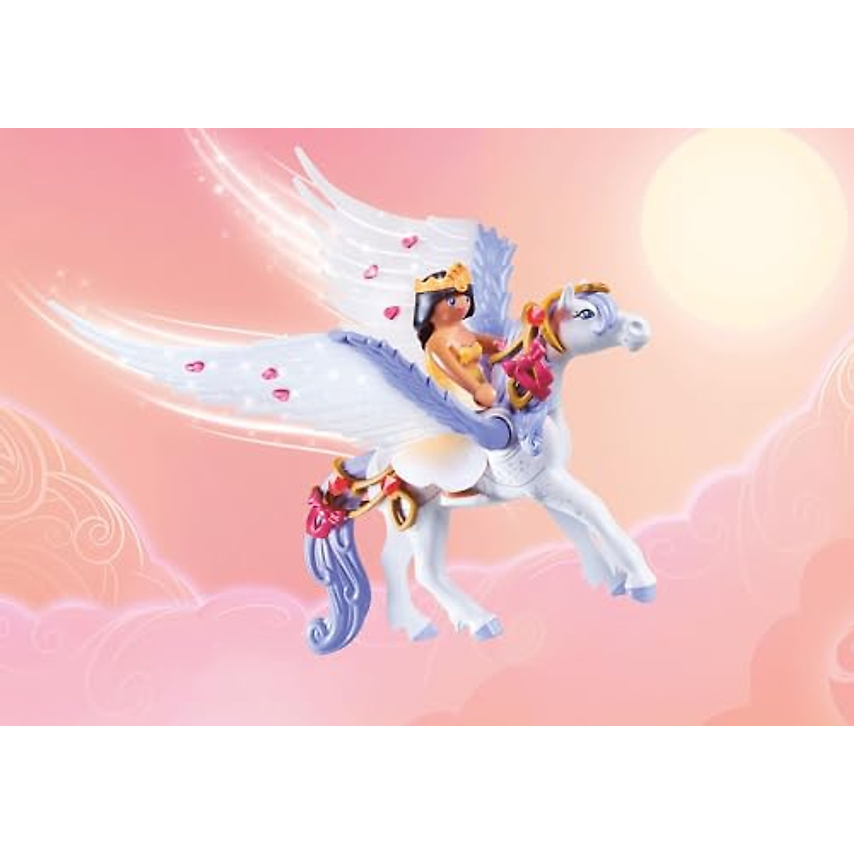 Playmobil Pegasus with Rainbow in The Clouds