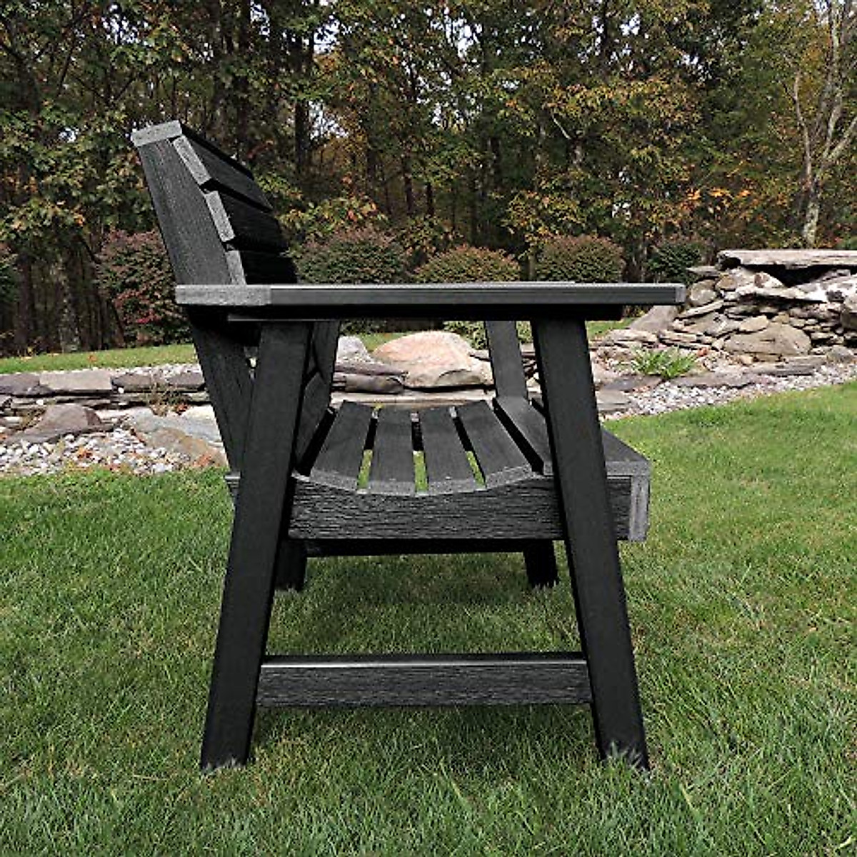 Highwood AD-CHGW1-BKE Weatherly Garden Chair, Black