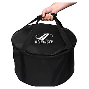 Heininger 5995 58,000 BTU Portable Propane Outdoor Fire Pit Includes Carry Bag
