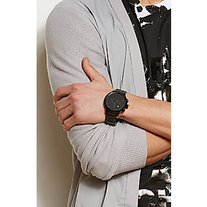 A|X Armani Exchange Men's Chronograph Black Stainless Steel Watch (Model: AX1277)