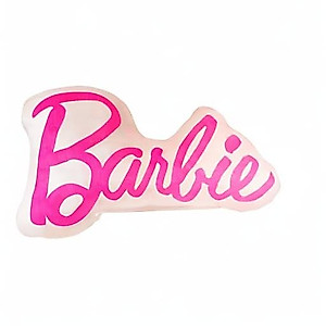 Franco Barbie Movie Luxe Super Soft Plush Squishy 17" Inch Logo Decorative Pillow