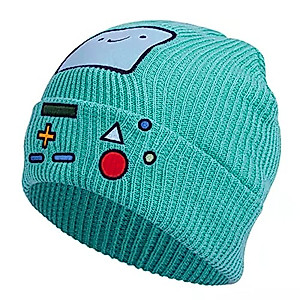 UMiCHOi Cool Anime Beanie Hats for Adults Men Women Funny Hat Cartoon Beanie Cap for Teens Green