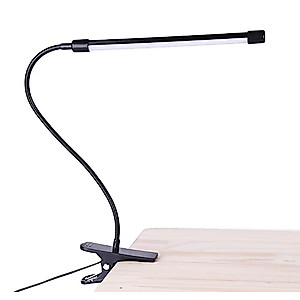 MINEGROW Book Light for Reading in Bed,Desk Light,Eye-Friendly and 3 Colors Desk Lamp with Clamp,Adjustable Goose Neck&Brightness,Desk Lamps for Home Office