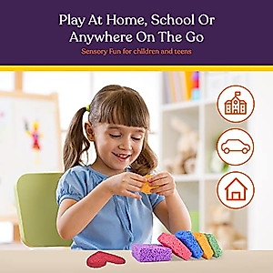 Special Supplies Fun Foam Modeling Foam Beads Play Kit, 5 Blocks Children’s Educational Clay for Arts Crafts Kindergarten, Preschool Kids Toys Develop Creativity, Motor Skills