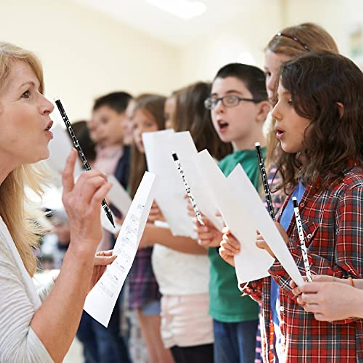 Music Note Pencils Music Pencils Music Themed Pencils Kids Musical Pencils Round White Black Pencils Woodcase Pencils with Eraser for School Office Supplies Drawing Writing, 7 Inches (24 Pieces)