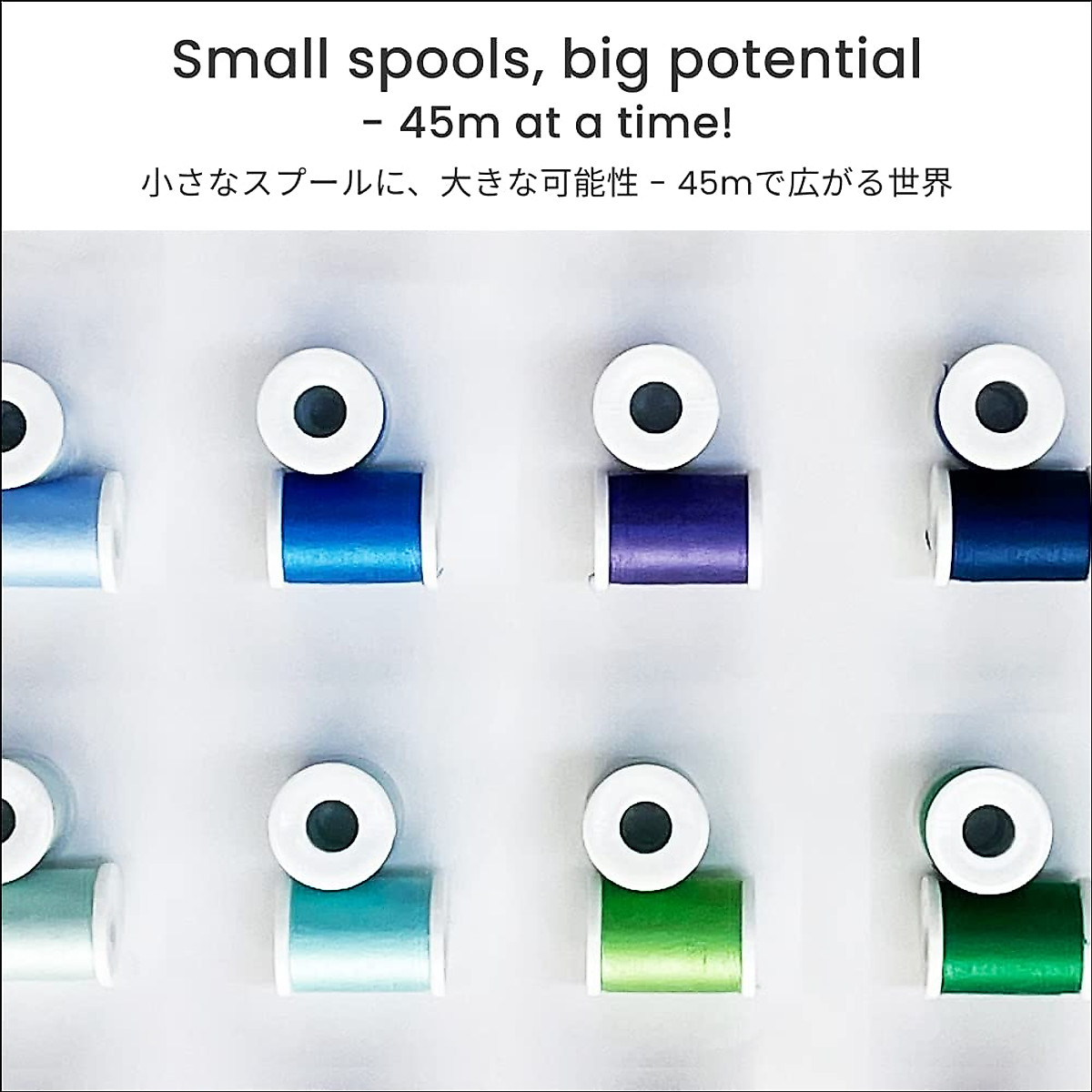 LEONIS 30 Color Set of Handy Polyester Sewing Threads 50 Yards/45 m Each[ 93011 ]