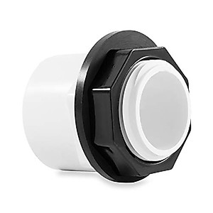 Camco 20750, Washing Machine Drain Pan | Features a Durable Plastic Construction, 1-inch/1.5-inch PVC Drain Fitting, and Measures 30-inches (L) x 32-inches (W) x 2 ½-inches (H) (OD)