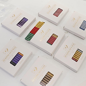 Wax Seal Sticks, Atopbb Halloween 30 Pcs Glue Gun Wax Sealing Sticks for Wax Seal Stamp, 3 Colors Sealing Wax Sticks Set for 0.28'' Glue Gun Wax Sealing Sticks (Halloween)