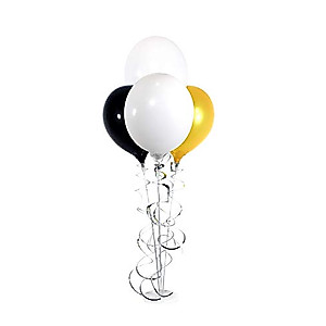 PermaShine - Reusable and Helium Free Balloon Bouquet - Permanent Plastic Indoor and Outdoor Balloons
