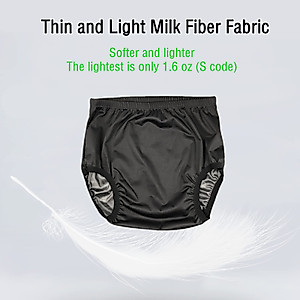 Adult Cloth Diaper Cover for Incontinence, Active Waterproof Leakproof Latex Pants, Noiseless Reusable Washable Pull Up Plastic Pants (No Cotton Inside, M)