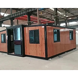 Folding Expandable Container House for 3 Bedrooms–Prefabricated Modular Home Design with Kitchen and Living Space, Ideal for Temporary Office or Vacation Use in Various Locations