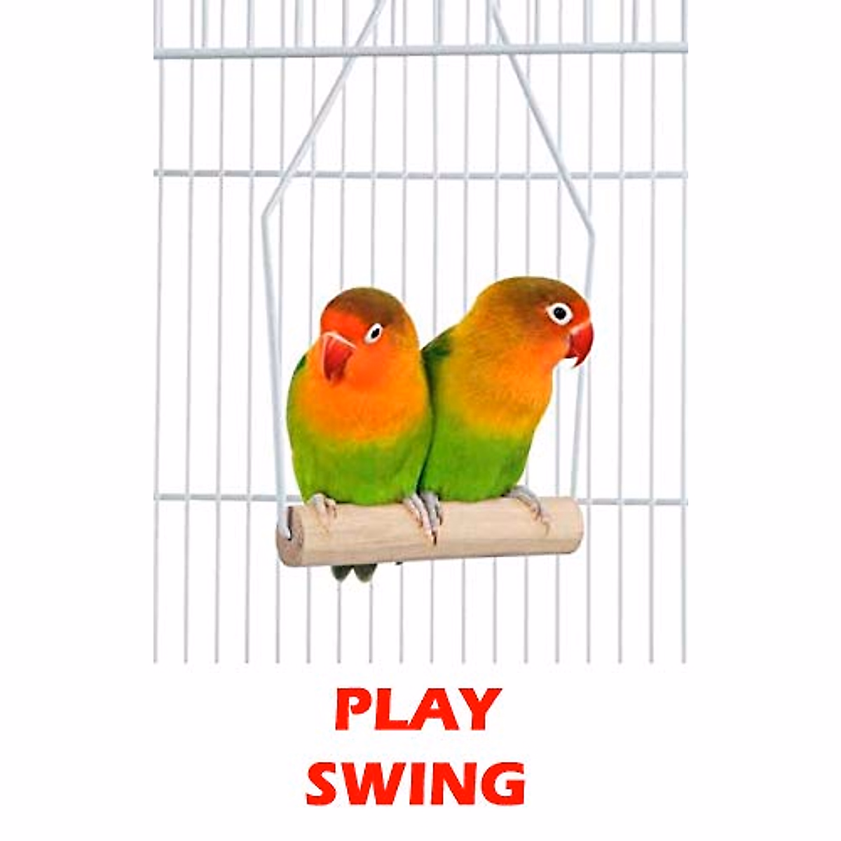 Round Bird Hook Cage with Stand for Finch Canary Cockatiel Parakeet Dome Top, Cage Only Dimension: 16" Diameter x 28" H, Cage and Stand: 16" D X 57" H (16" D X 57" H, White)