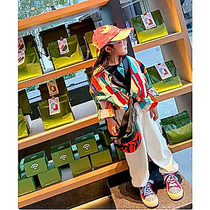 XinYiQu Girls Sparkle Star Casual Sneakers Glitter Sequin Sports Tennis Shoes 9.5 Toddler,Rose