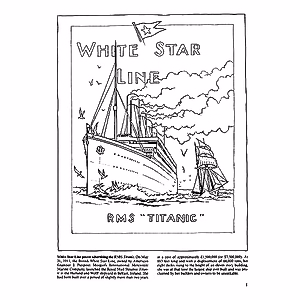 The Titanic Coloring Book (Dover World History Coloring Books)