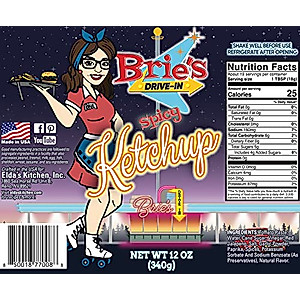 Brie's Drive-In Original Sauces (10oz) (Spicy Ketchup + Burger Secret Sauce)