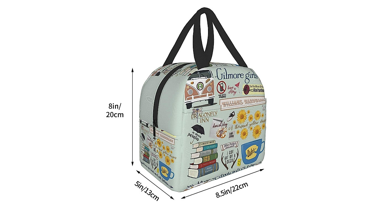 Gilmore Girls Lunch Tote Bag for Women | Stylish & Insulated