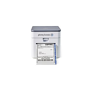Pitney Bowes Shipping Label Printer with Built-in Scale, all-in-one shipping solution from, on shipping with PitneyShip™ Cube and software application