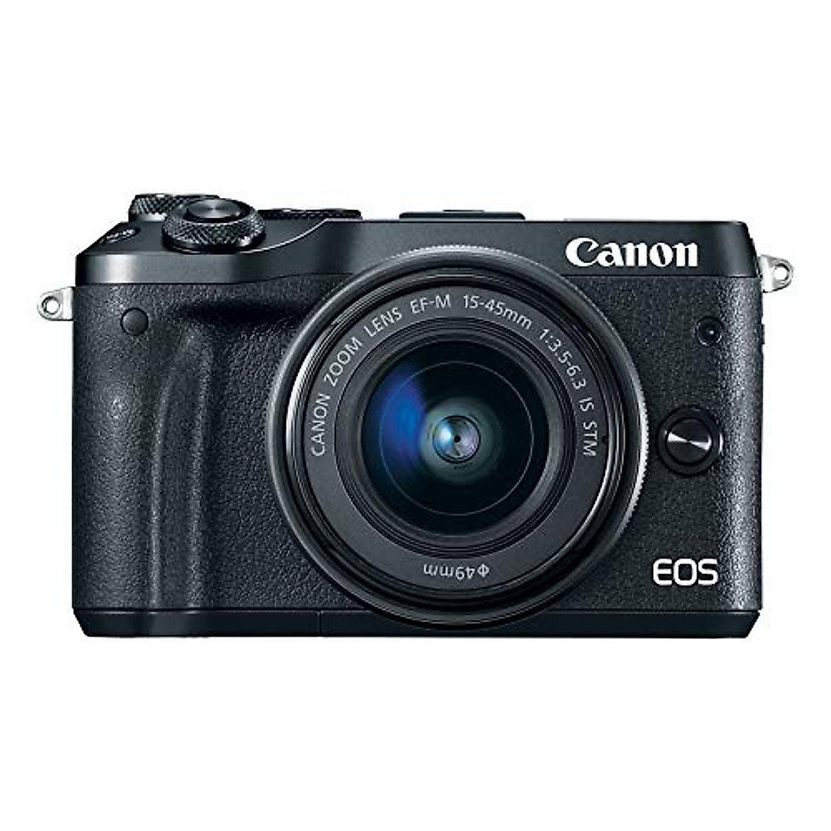 Canon EOS M6 (Black) EF-M 15-45mm f/3.5-6.3 is STM Lens Kit (Renewed)