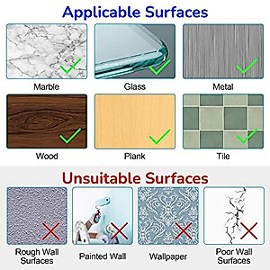 SZNKB Large Adhesive Hooks for Hanging Heavy Duty 22lbs, Transparent Waterproof Oil-Proof and Rustproof Wall Hooks, Towel and Coats Hooks for Bathroom,Kitchen Home and Office, 2 Pack