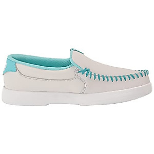 DC womens Dc Women's Villian 2 Skate Shoe, Grey/Green, 7.5 US