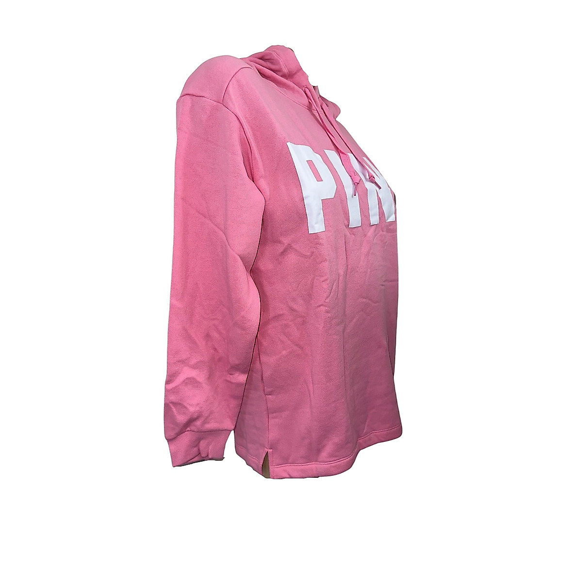 Victoria's Secret Pink Fleece Campus Pullover Sweatshirt Hoodie Color Pink New (as1, alpha, x_l, regular, regular)