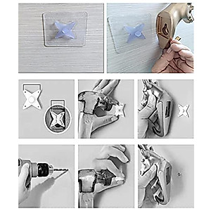 Kopiqin Crafts Home Wall Decoration Elegant Animal Head Resin 6 Set Cartoon Hook Jewelry Key Scarf Bag Hanger Robes Coat Rack for Living Room Bedroom(Deer,Goat,Giraffe,Horse,Elephant,Rhino)