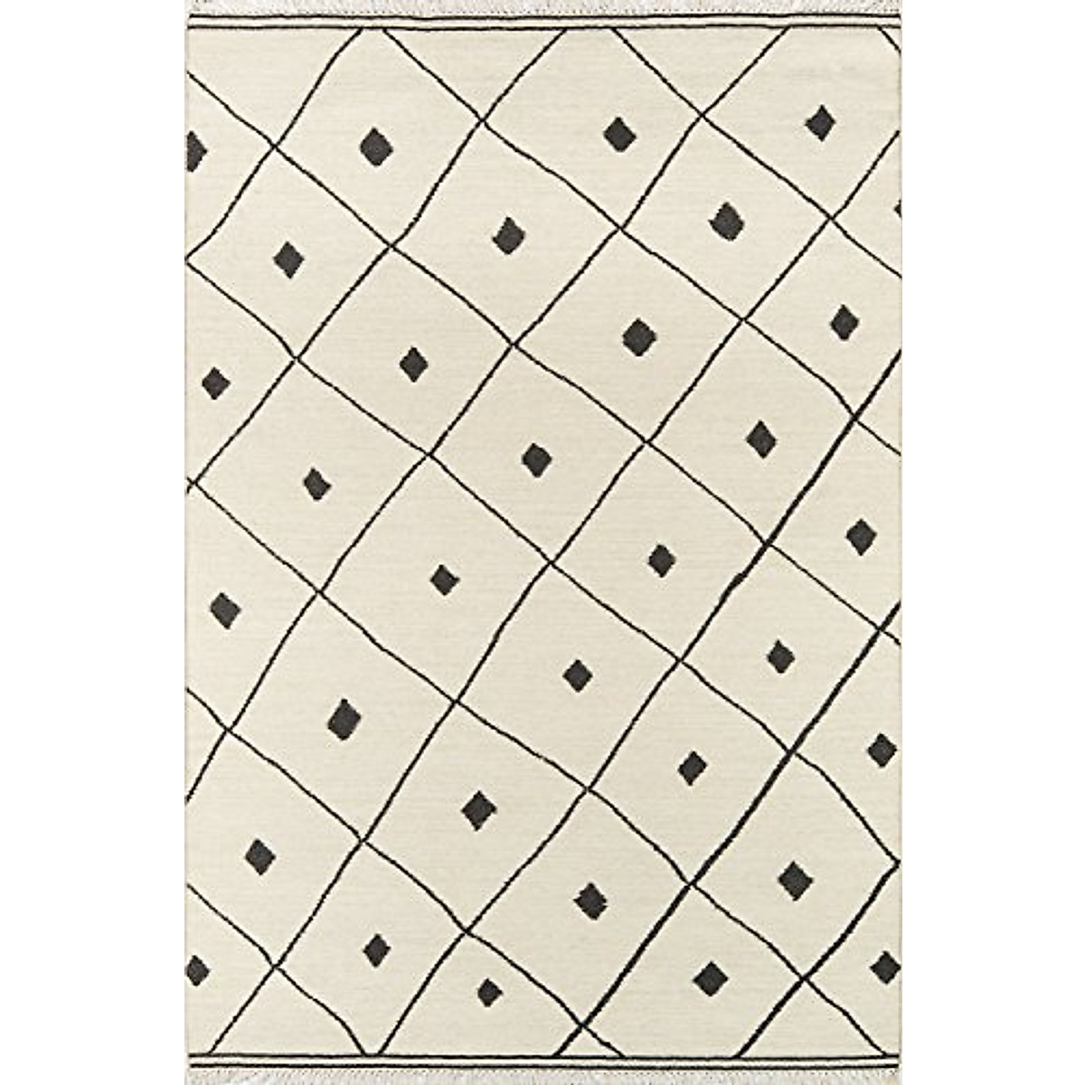 Erin Gates by Momeni Thompson Appleton Ivory Hand Woven Wool Area Rug 7'6" X 9'6"