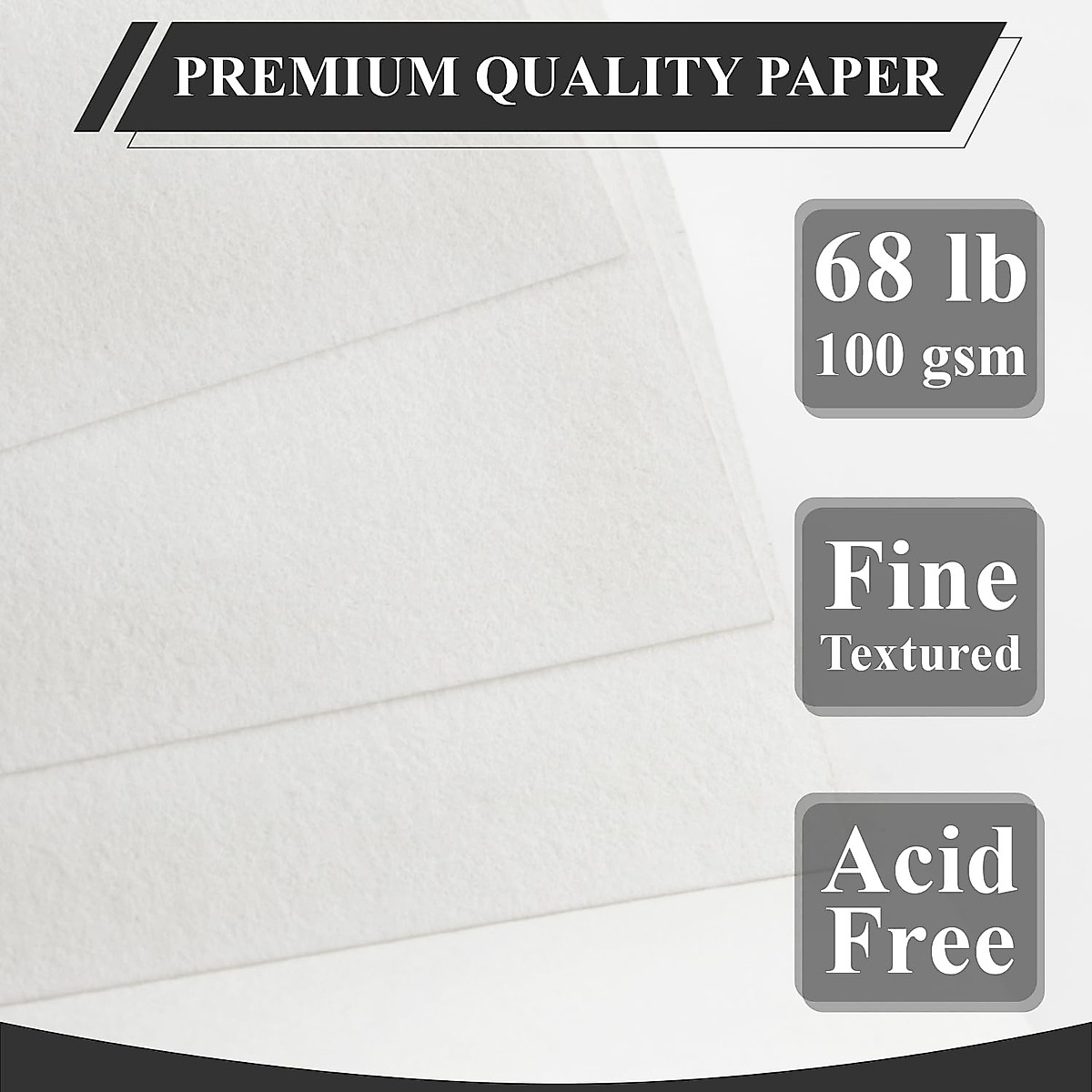 Yagol Sketchbook 9x12 Inch 100 Sheets 68LB/100GSM, Sketch Pad with Spiral-Bound Art Paper for Drawing and Painting for Pencils, Charcoal, Dry Media