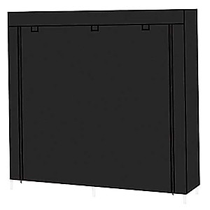 Ochine Shoe Rack Double Row Storage Organizer 6 Tier Nonwoven Fabric Cover Shoe Rack Cabinet Portable 36 Pairs Stackable Shoes Shelf Stand for Closet, Living Room, Bedroom, Hallway