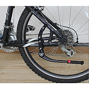 BlueSunshine Rear Mount Bicycle Kickstand Adjustable Aluminum Alloy Bike Stand fits 24"-28"