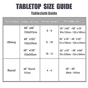 Fitable Table Cover Outdoor and Indoor Tablecloth - Washable Waterproof Wrinkle Free Table Cloth with Zipper and Umbrella Hole for Spring/Summer/Party/Picnic/BBQS/Patio White 60R