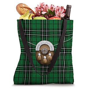 Scottish Clan MacLean Hunting Tartan Plaid With Sporran Tote Bag