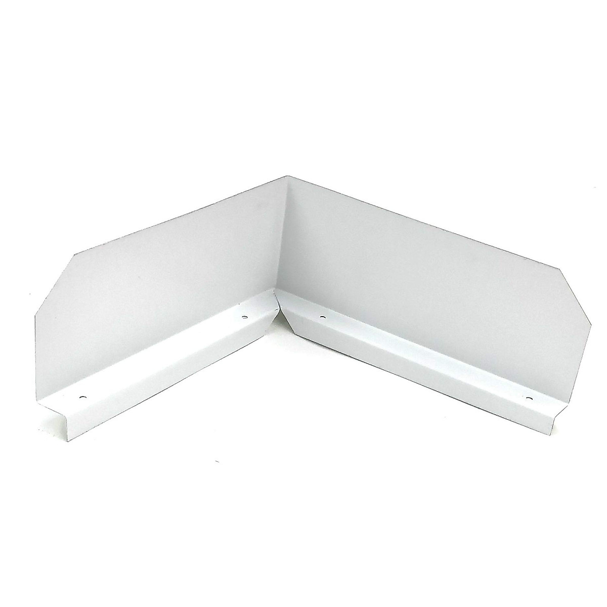 Gutter Valley Splash Guard - Bent (Low Gloss White (3 CT))