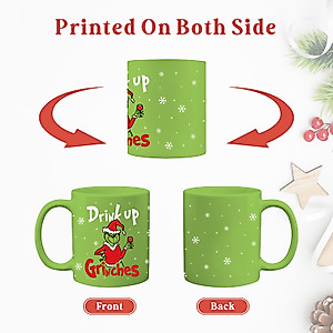 Arsemica Funny Christmas Mug, Novelty Christmas Coffee Mug, 11oz Ceramic Holiday Drinking Cup, Christmas Party Cups for Table Decorations, Xmas White Elephant Gifts for Women Men Coworkers