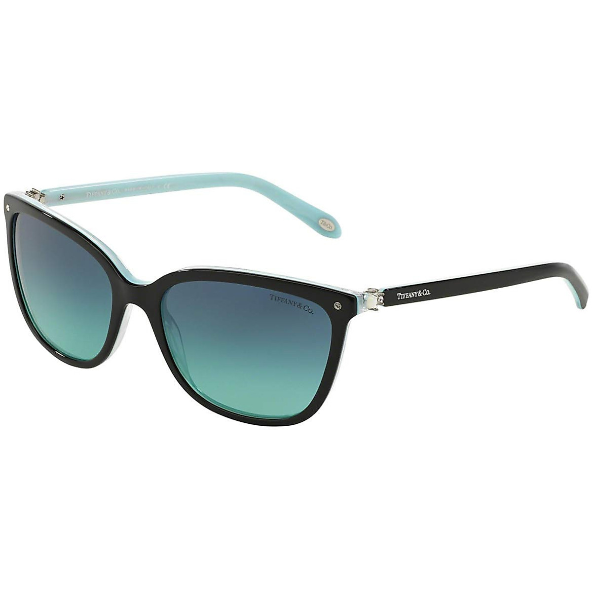 Tiffany TF4105HB 8193/9S Black/Striped Blue - Blue Gradient Lens