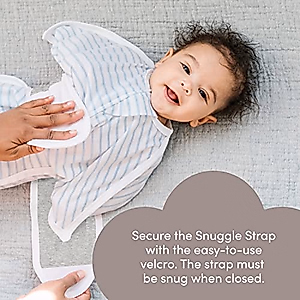 SleepingBaby Snuggle Strap, Polyester, Spandex, a Zipadee-Zip Accessory for Wearable Blanket - Grey One Size